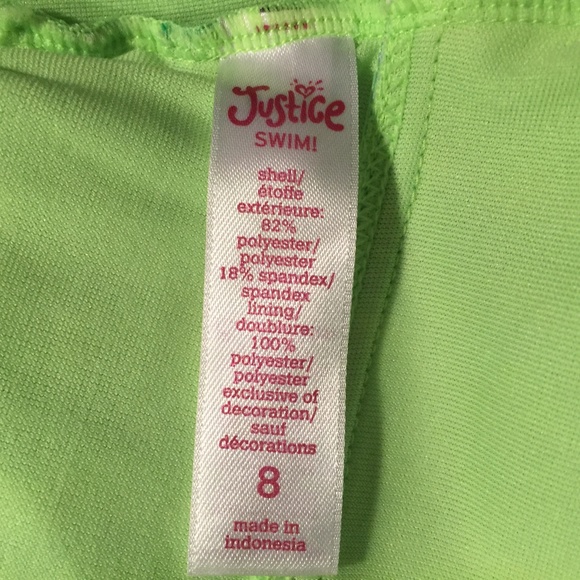 Justice | Swim | Justice Girls Sz 8 Blue Green Swimsuit | Poshmark